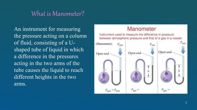 Manometers.pptx | Chemistry | Science