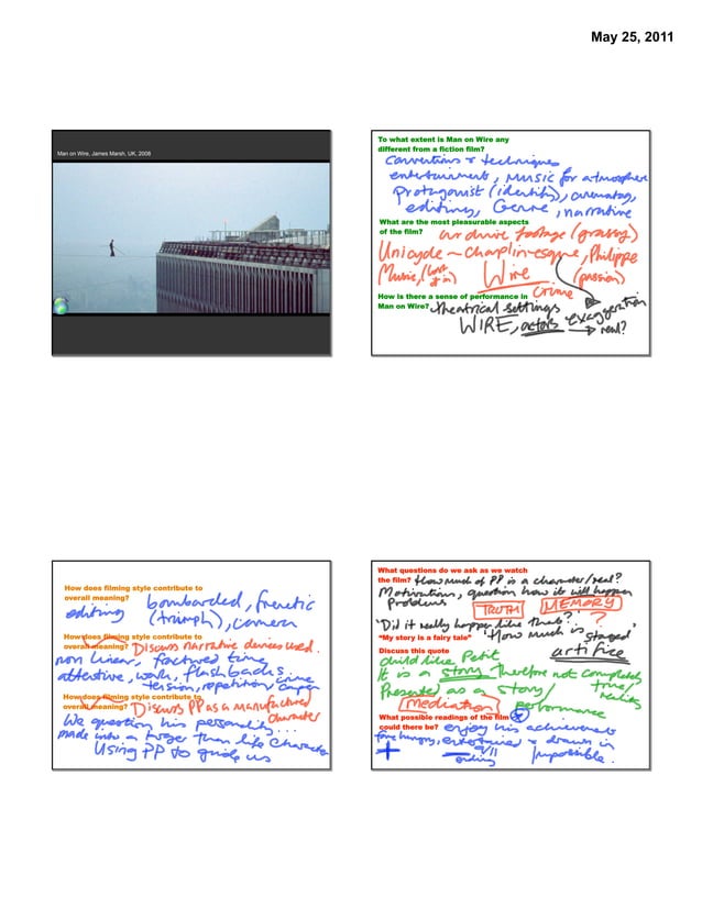 Man on wire | PDF | Documentary | Genres