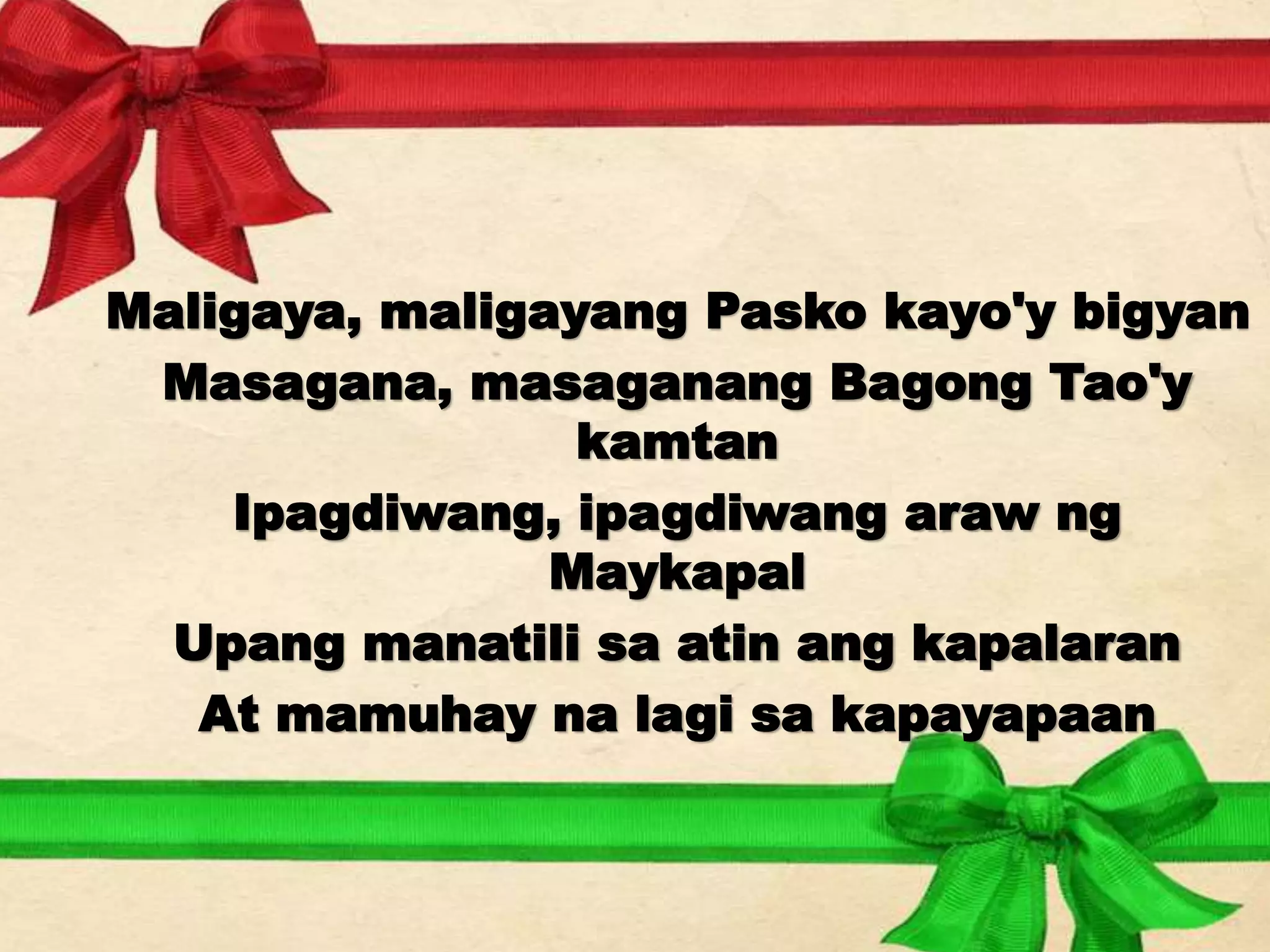 Mano Po Ninong | PPT