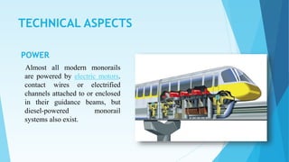 Presentation on monorail | PPTX | Rail Travel | Travel Type