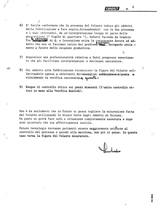 fa termoli "process point analisys" | PDF