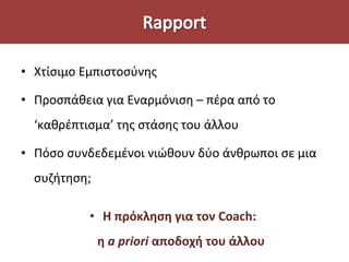 Οι ικανότητες του coach-Μάνος Παυλάκης | PPT