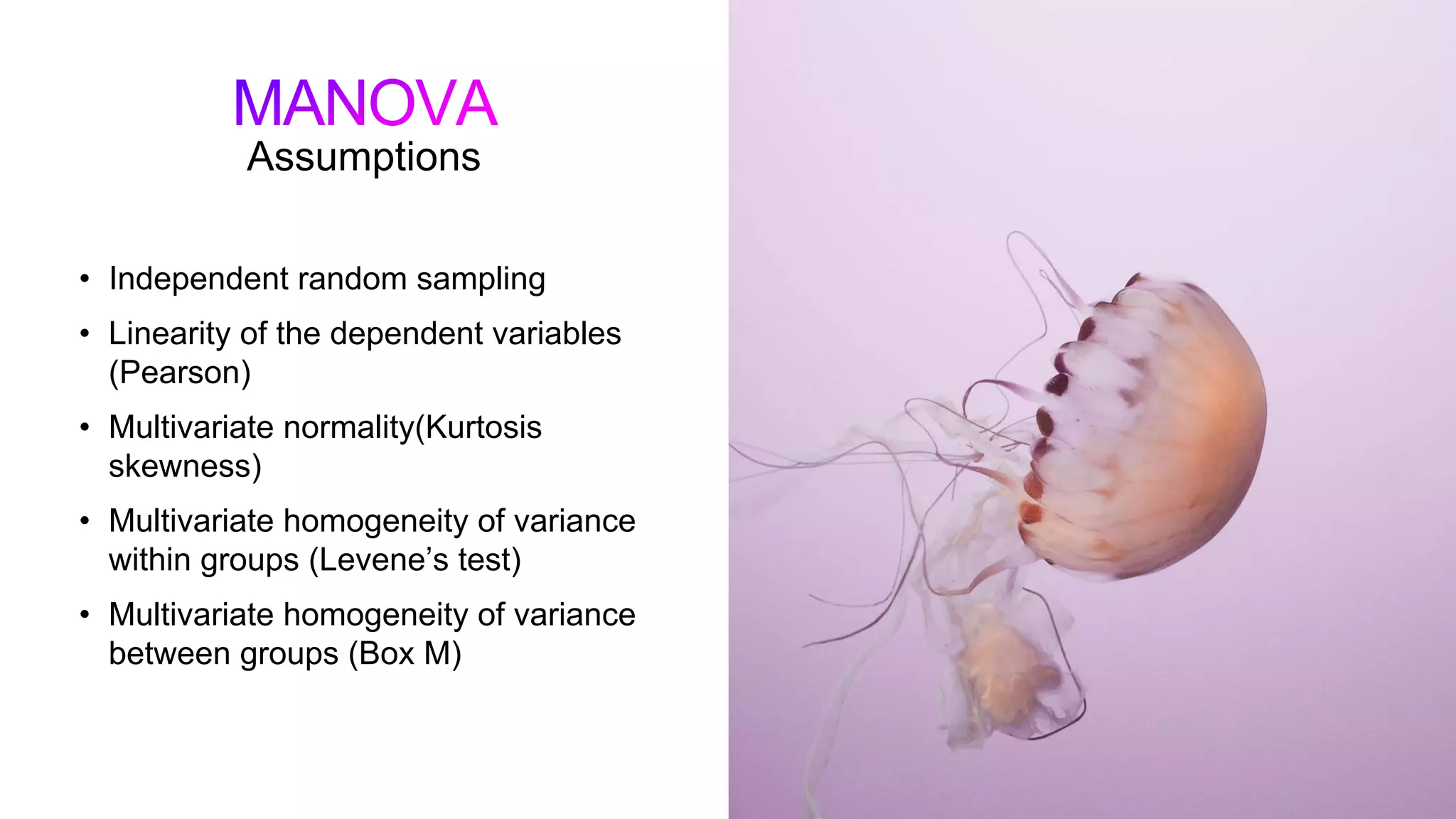 MANOVA paper review with example in R | PPT