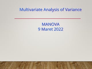 manova analisis multivariatif variance.ppt