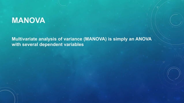 Manova ppt | PPT