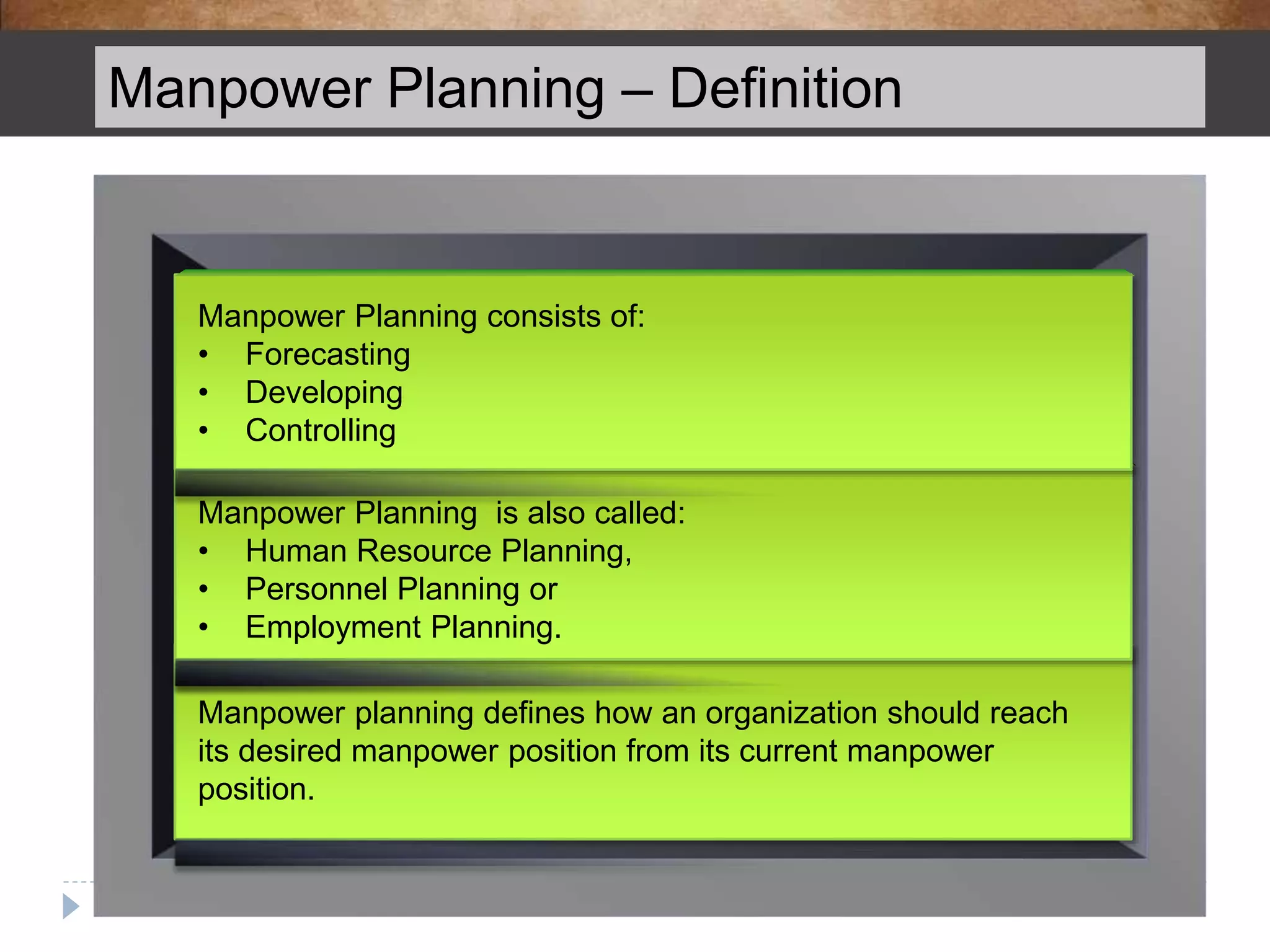 Manpower planning- | PPTX