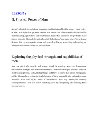 MAN POWER | PDF