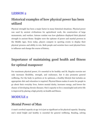 MAN POWER | PDF