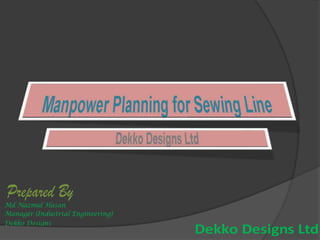 Manpower allocation for garments industry | PPT