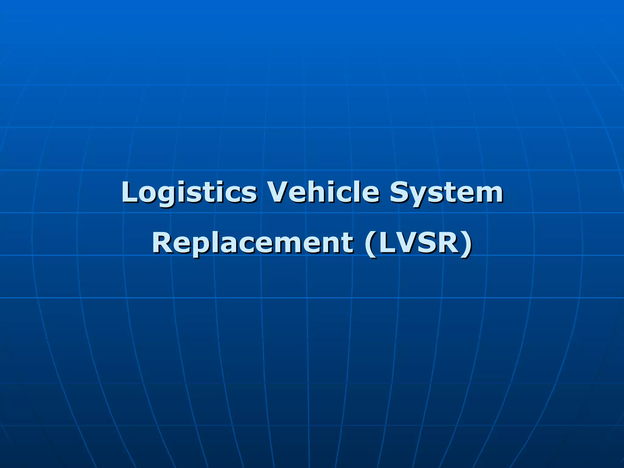 Manpower and training ipt lvsr presentation 21 july 10 | PPT