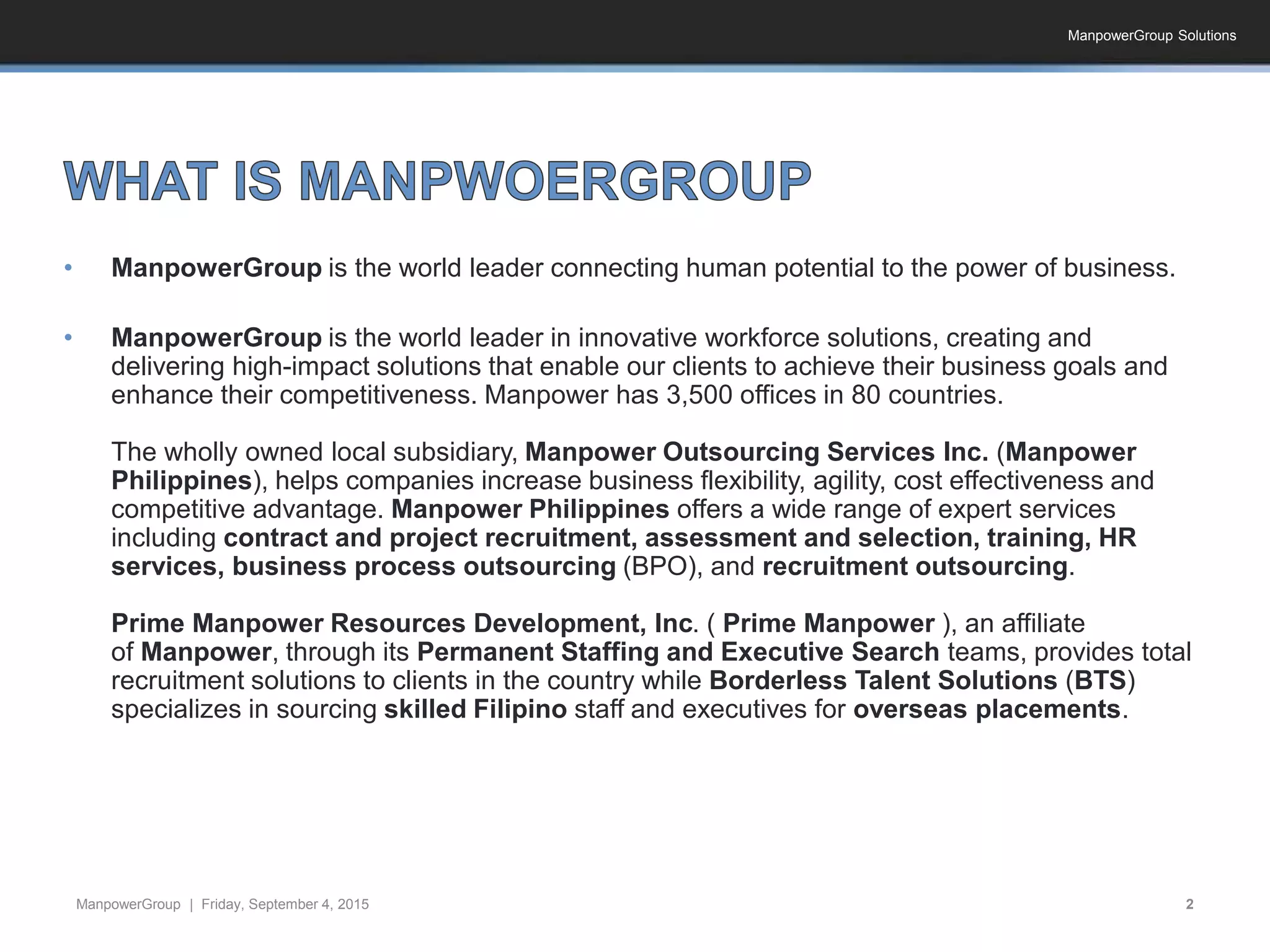 ManpowerGroup | PPTX