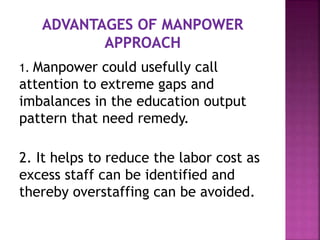 Manpower need approach | PPTX