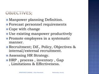 Man power planning | PPTX | Human Resources | Business