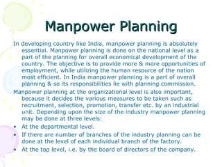 Manpower Planning | PPT