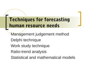 Man power planning | PPT
