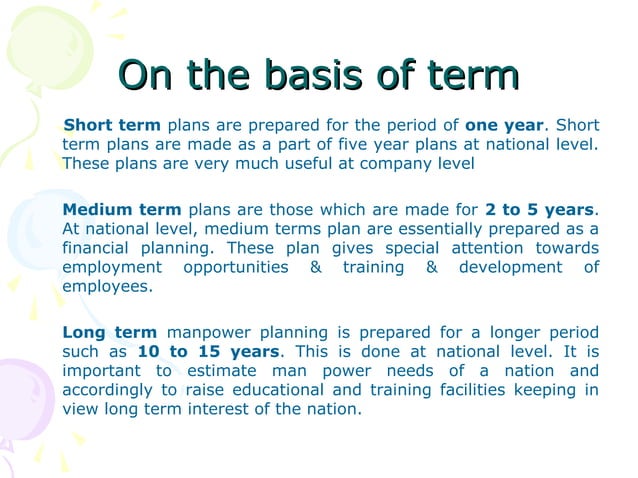 MANPOWER PLANNING OBJECTIVES, ISSUES & PROBLEMS | PPT