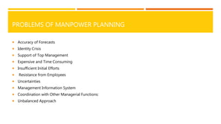 Manpower planning | PPTX