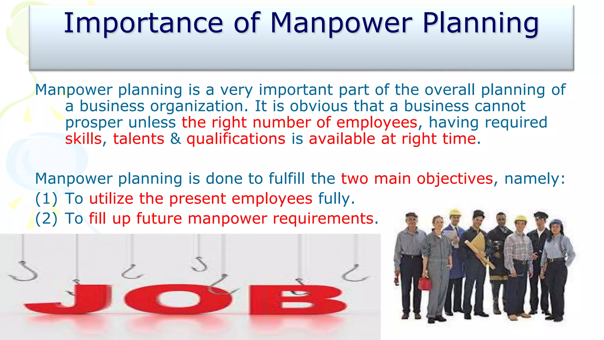 ManpowerPlanning.pptx | Human Resources | Business
