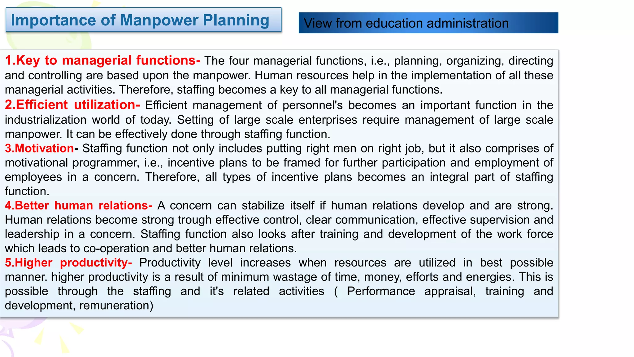 ManpowerPlanning.pptx | Human Resources | Business