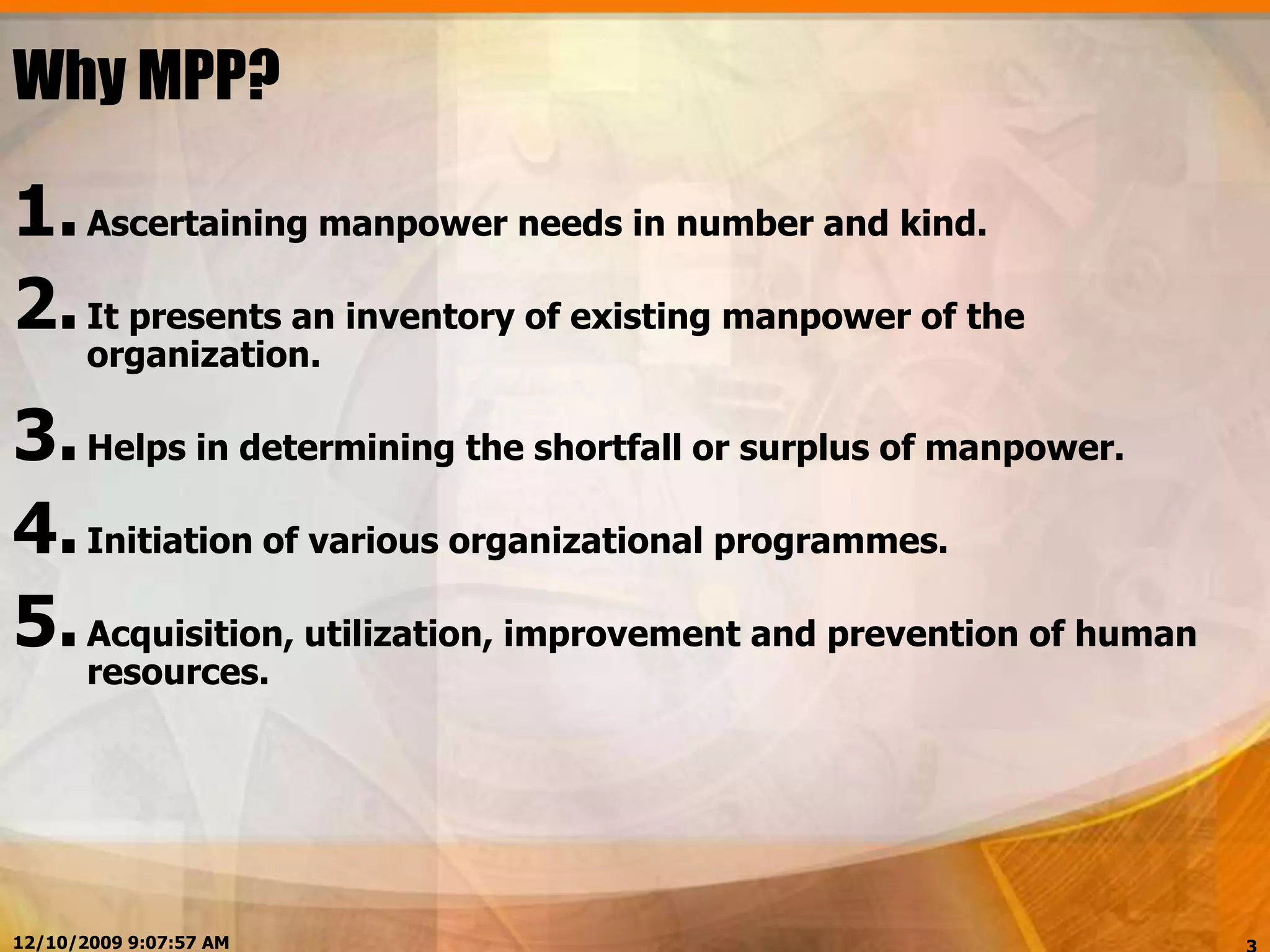 Manpower Planning | PPTX