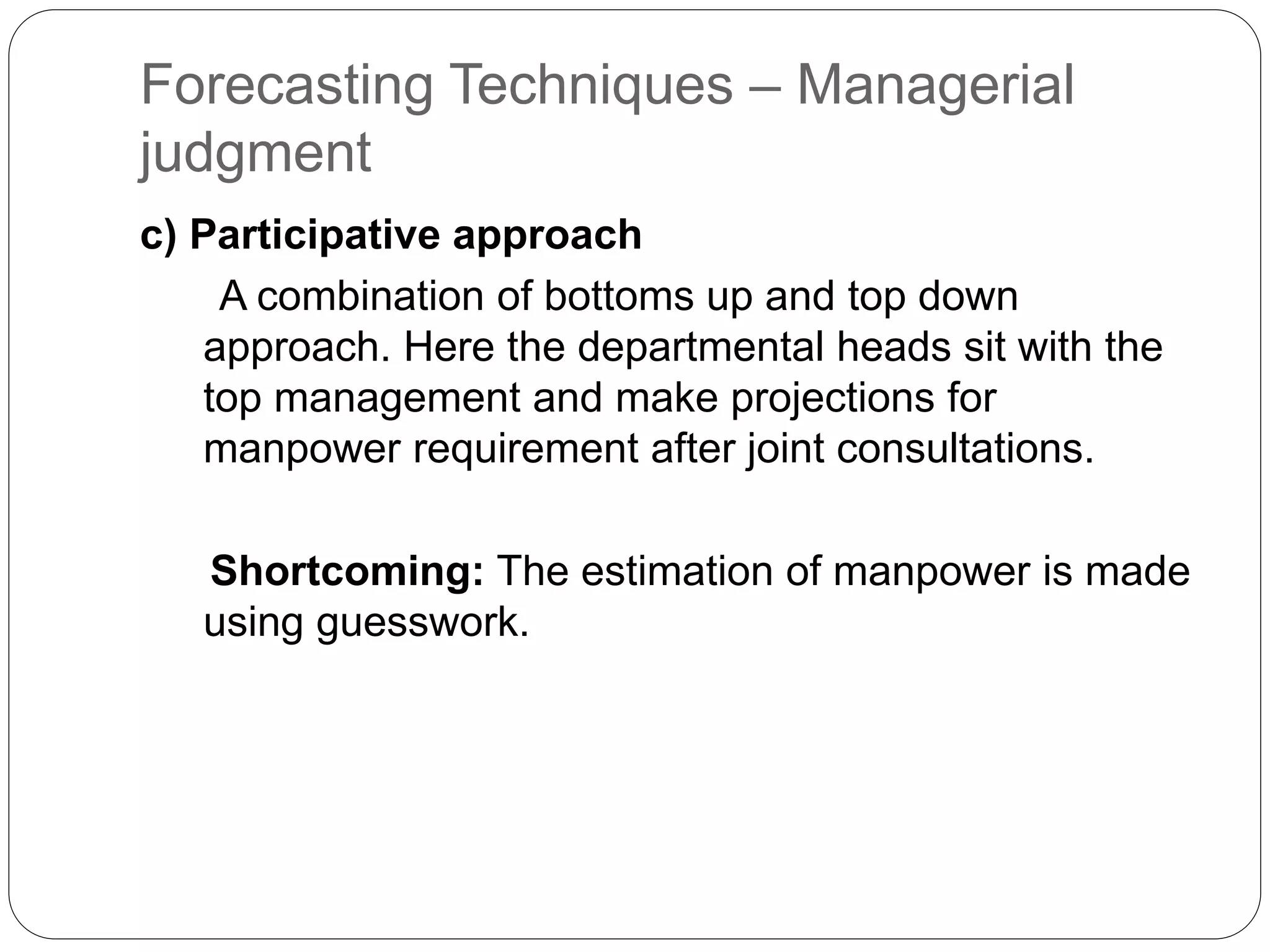 Manpower planning | PPTX