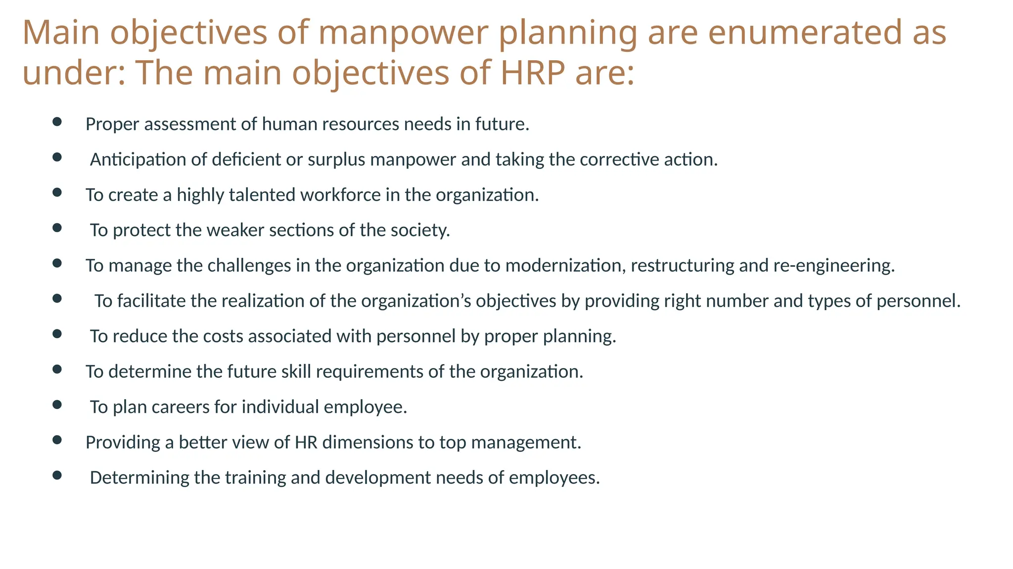 MANPOWER PLANNING PPTX FOR HRM SPECIALIZATION STUDENTS. | PPTX