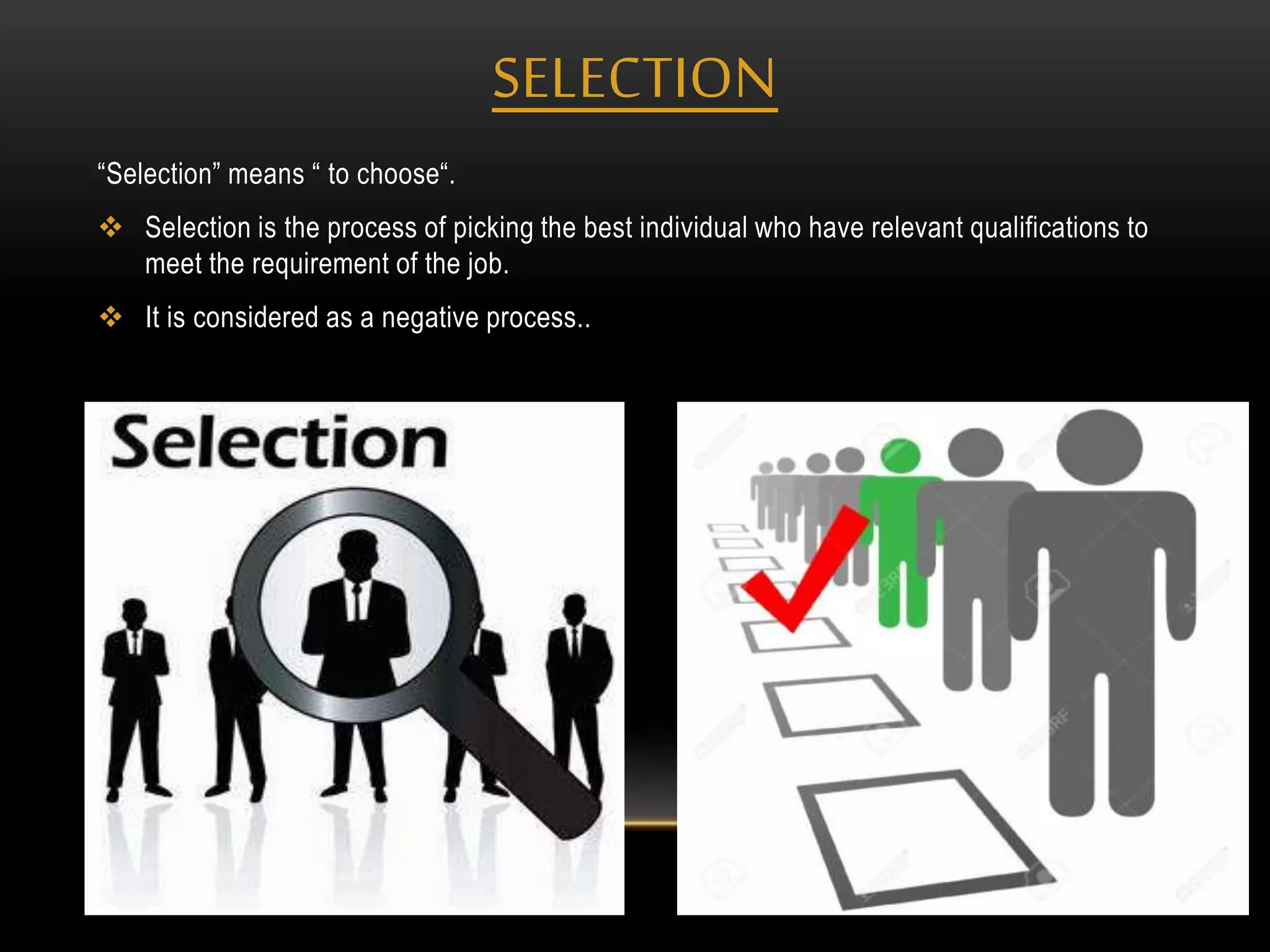 Manpower planning, Recruitment and Selection | PPTX