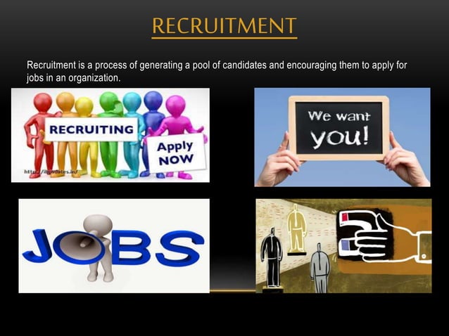 Manpower planning, Recruitment and Selection | PPTX