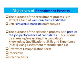 Manpower planning & recruitment process slides june leke oshiyemi | PPT