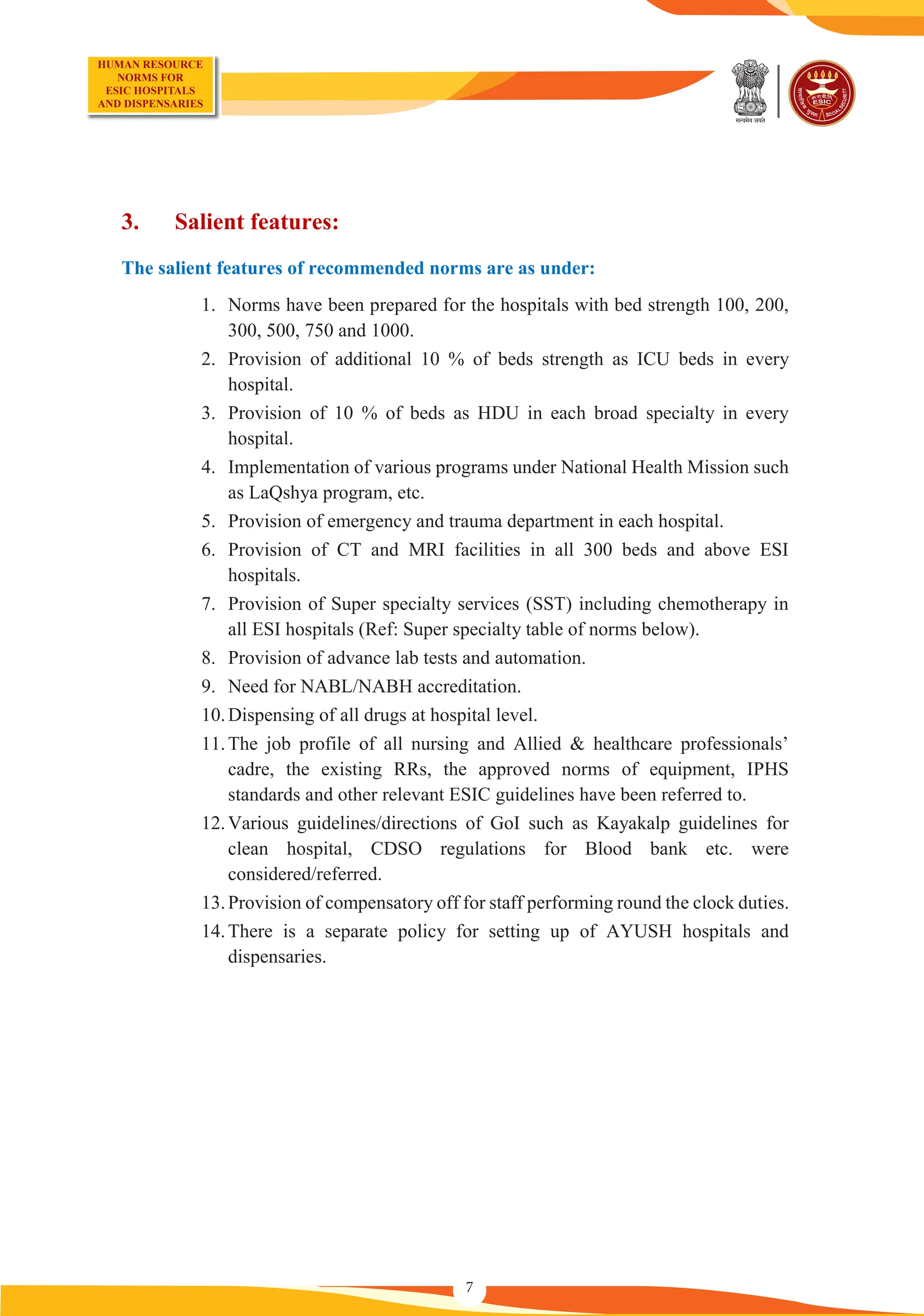 Manpower ration for ESIC hospital 2024.pdf