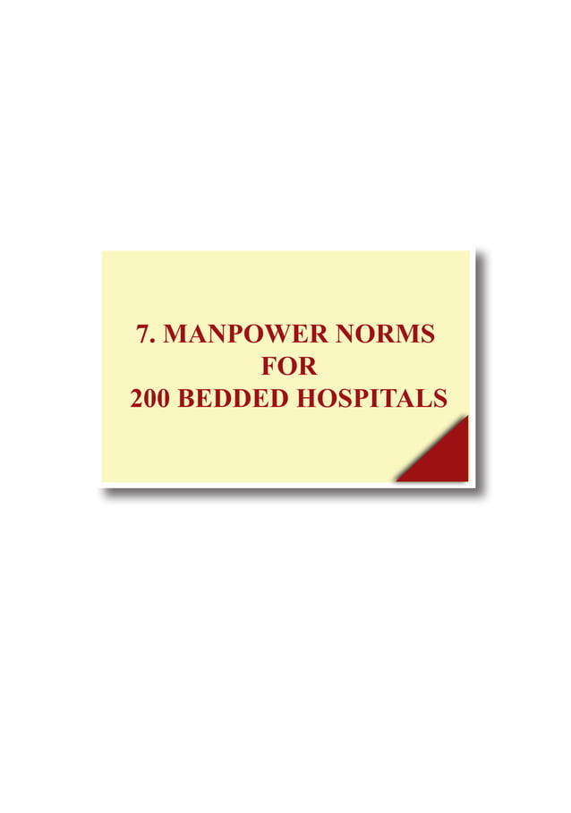 Manpower ration for ESIC hospital 2024.pdf | Healthcare Industry ...