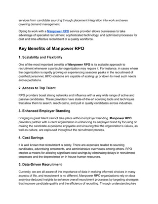 Manpower RPO_ A Solutions-Focused Approach to Recruitment.pdf | Free ...