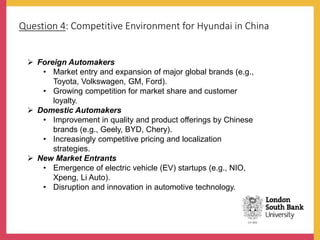 The SWOT analysis and business administration for Hyundai Motor | PPT