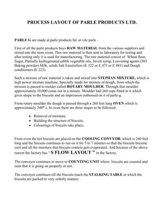 Parle products, all about manufacturing by Manpreet singh Digital | PDF