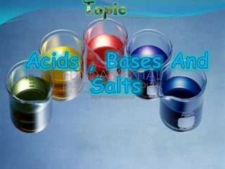 ppt presentation on acids,bases and salts | PPT