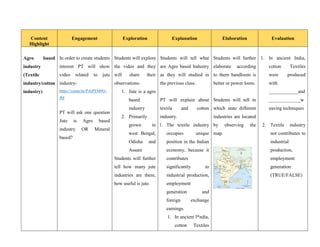 Sample Lesson Plan B.ED