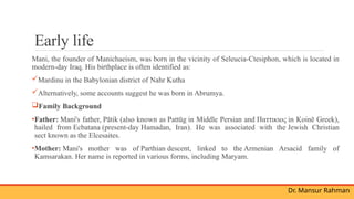 Mani and the Birth of Dualism: A Journey Through Ancient Spirituality | PPT