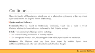 Mani and the Birth of Dualism: A Journey Through Ancient Spirituality | PPT