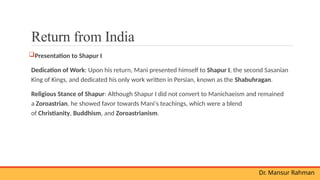 Mani and the Birth of Dualism: A Journey Through Ancient Spirituality | PPT
