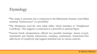 Mani and the Birth of Dualism: A Journey Through Ancient Spirituality | PPT