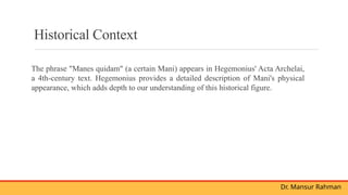 Mani and the Birth of Dualism: A Journey Through Ancient Spirituality ...