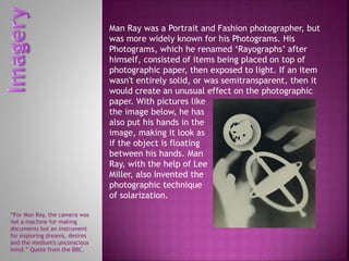 Photography: Man ray | PPTX