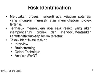 Manajemen Resiko | PDF