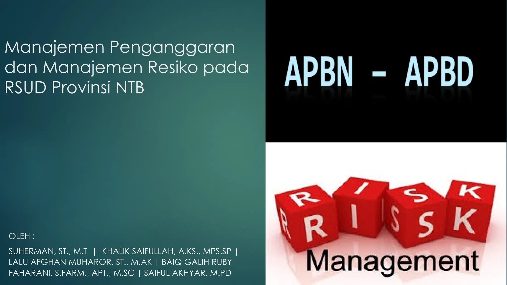 Manrisk studi PKA NTB 2025 BPSDM Angkatan XI.pptx