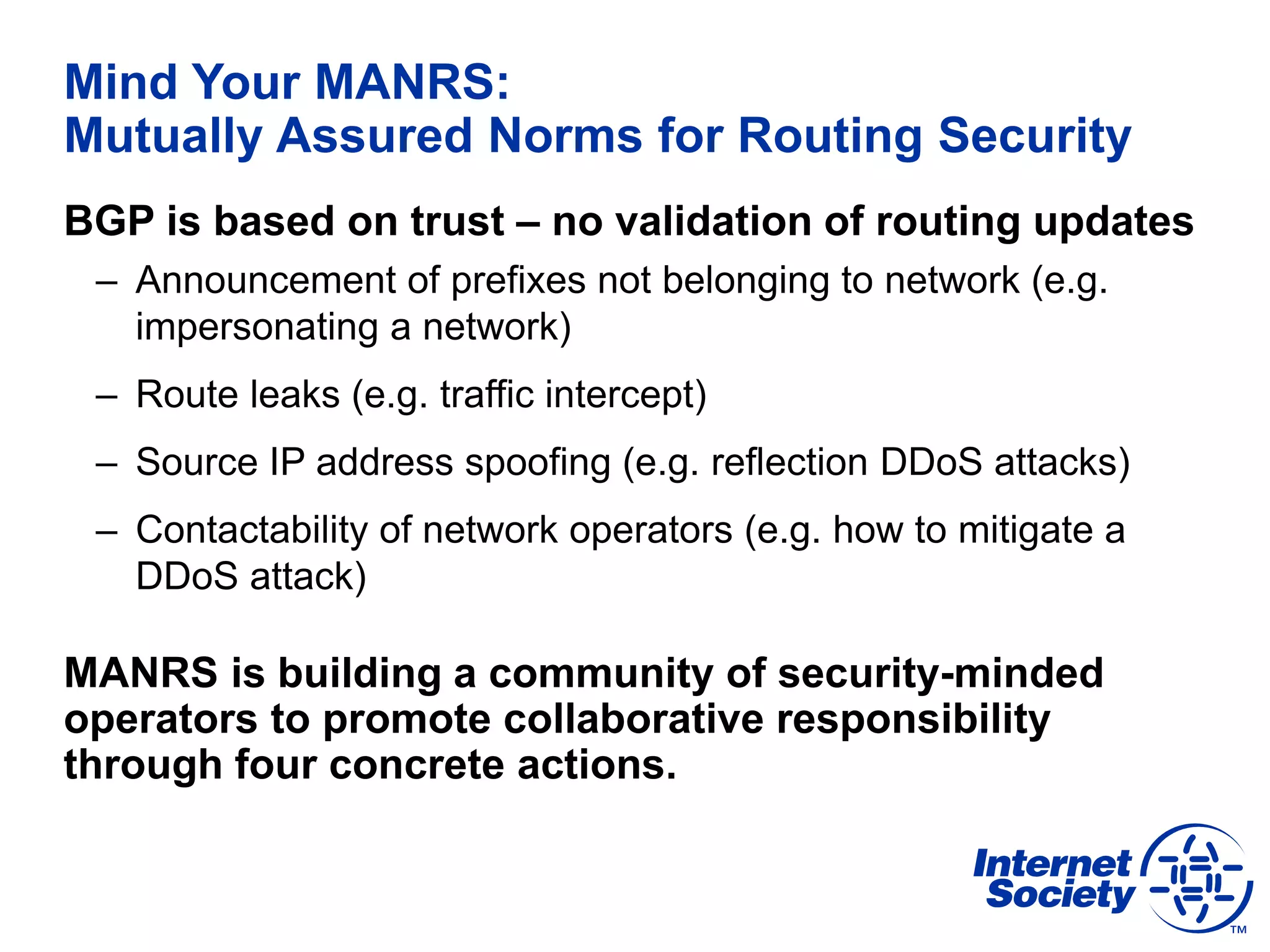 ION Hangzhou - MANRS Presentation | PPTX