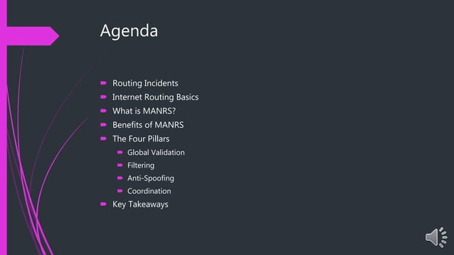MANRS - Introduction to Internet Routing Security | PPTX | Internet ...