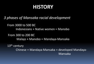 Mansaka tribe | PPTX