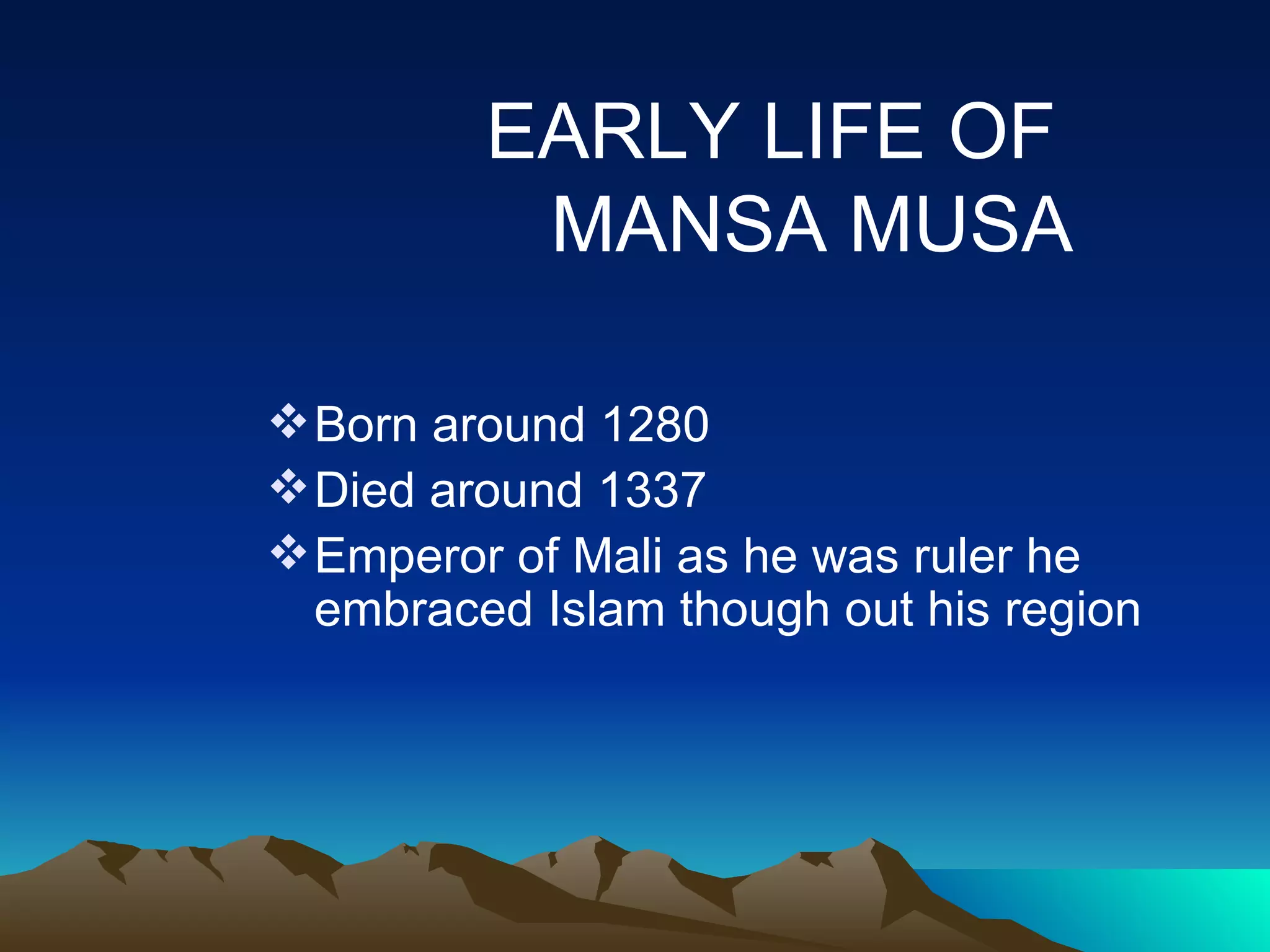 Mansa Musa | PPT