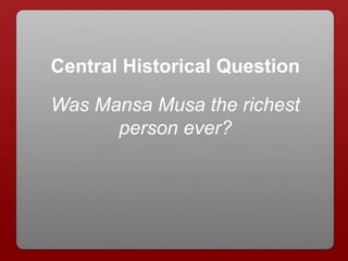 Mansa musa | PPT