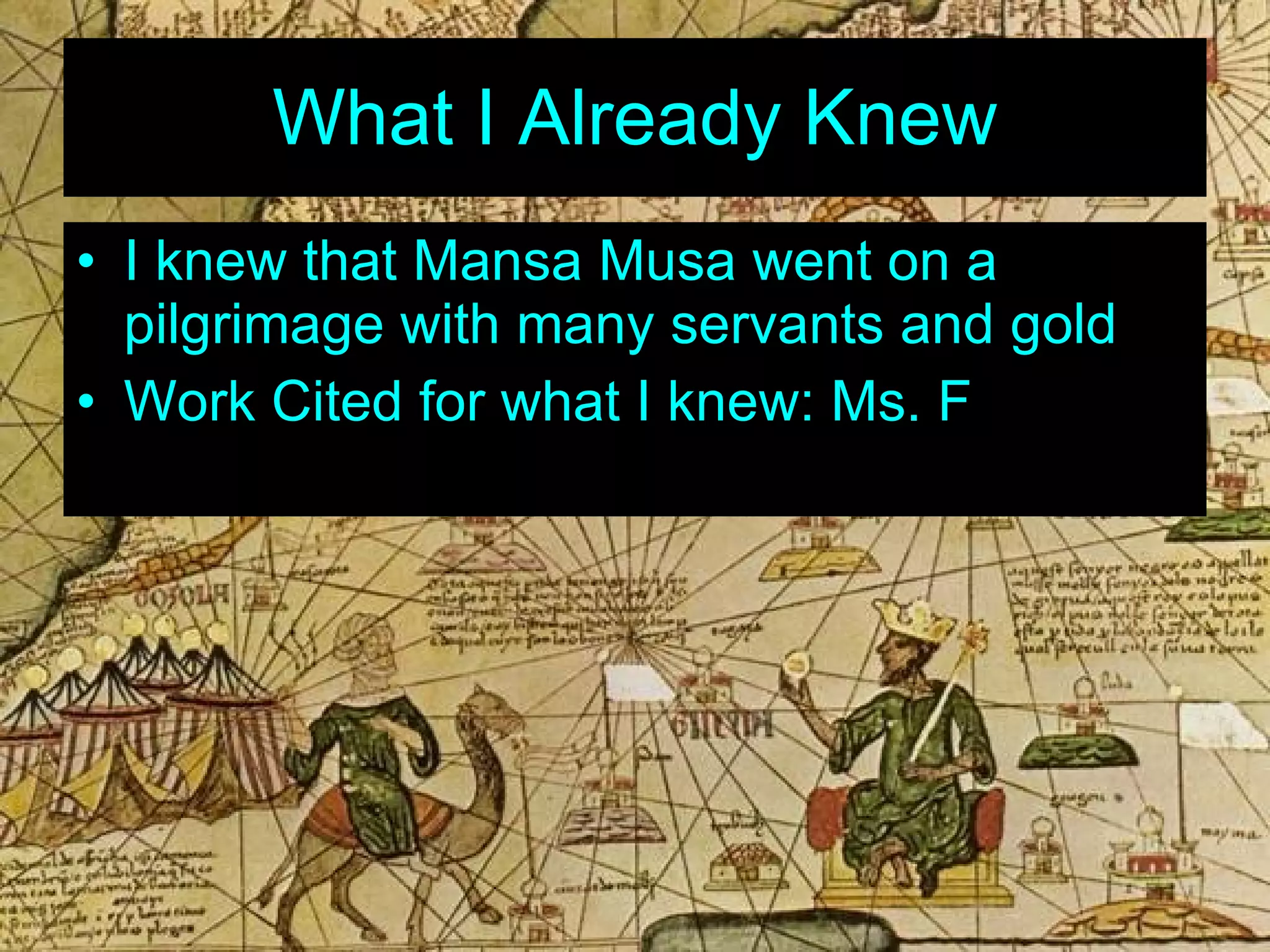 Mansa Musa, Cm | PPT | Africa Travel | Travel Locations